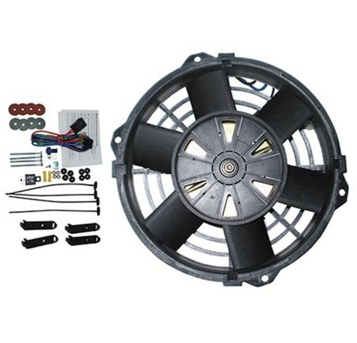 Thermo Fan 8 Inch 12v Universal with Wiring Kit & Mounts 230 CFM ...