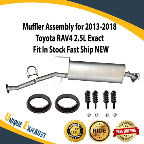 Muffler Assembly for 2013-2018 Toyota RAV4 2.5L Exact Fit In Stock Fast ...
