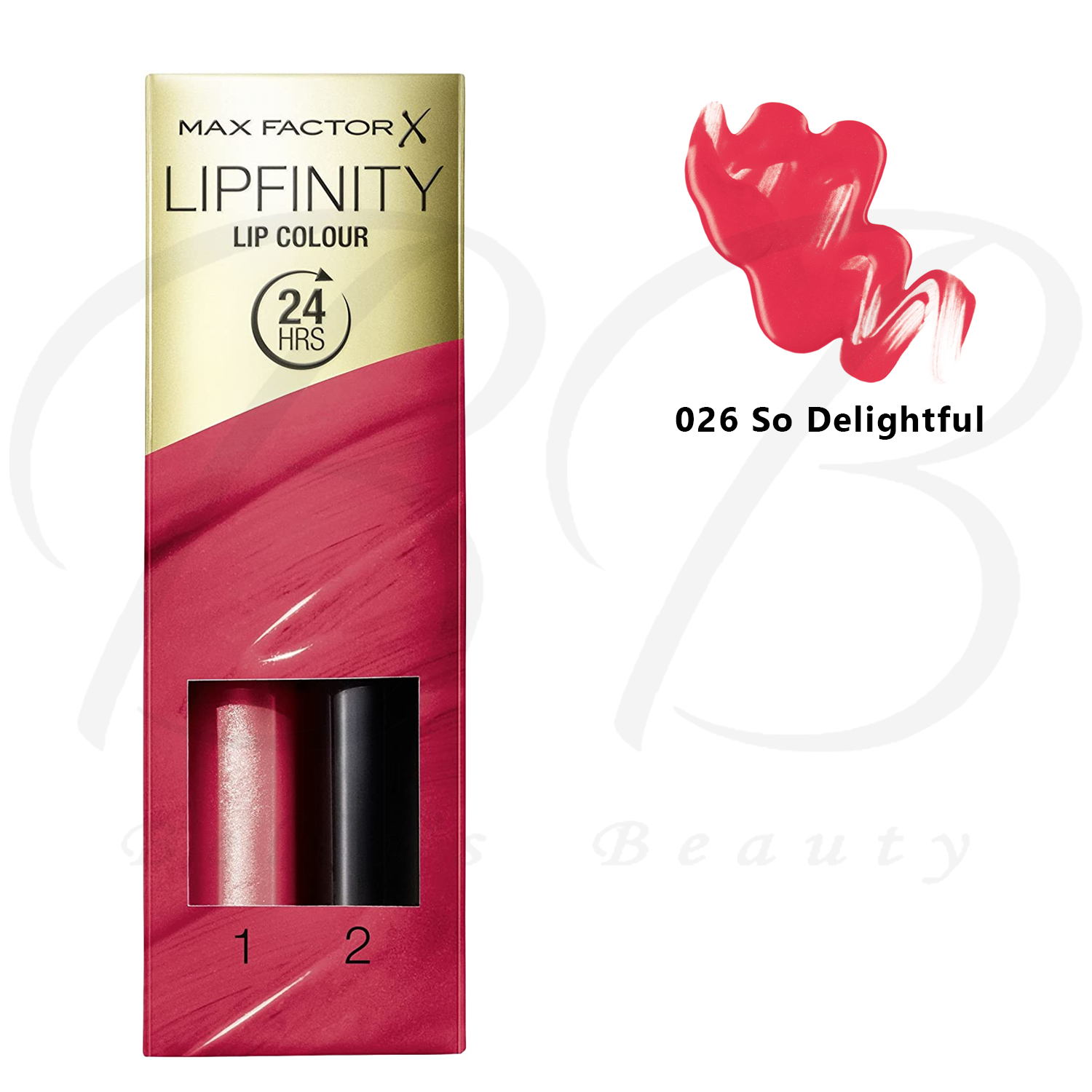 MAX FACTOR Lipfinity 2 Step Lip Colour + Top Coat 24Hrs Lip Tint ...