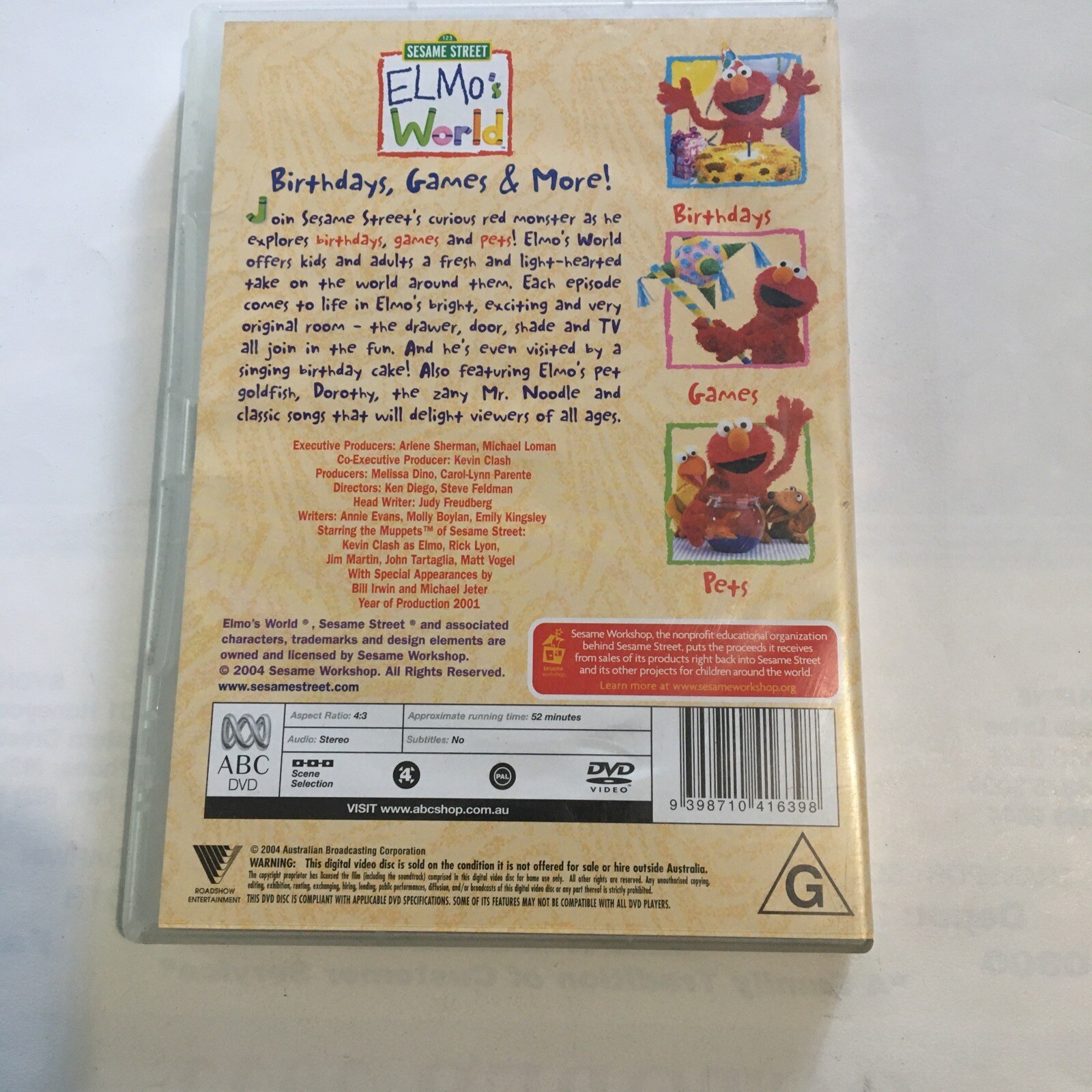 Sesame Street - Elmo's World - Birthday Games And More (DVD) R4 FREE ...