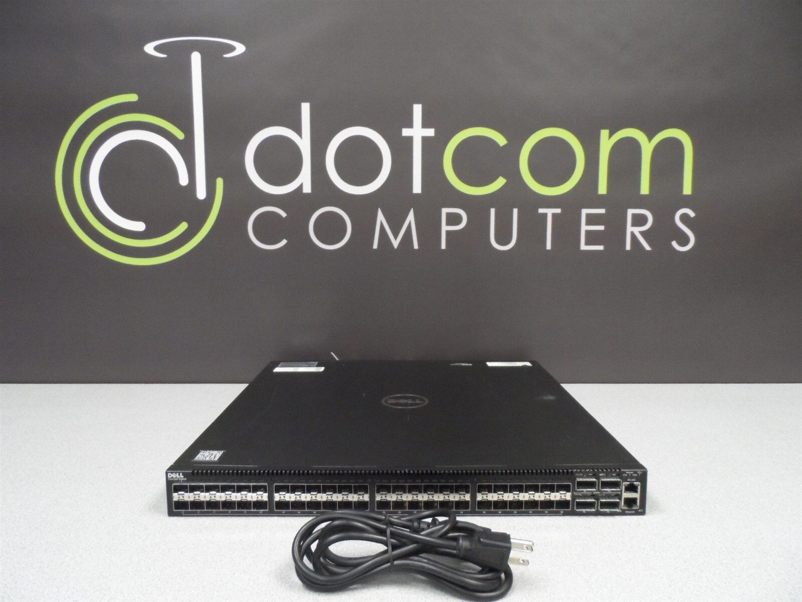 DELL Force10 S4810P-AC-R 48 10GbE SFP+ 4 40GbE QSFP Port Switch Single ...
