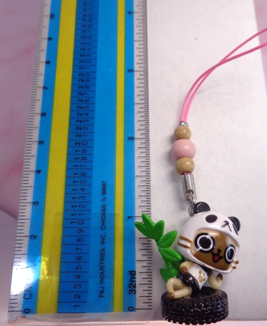 Airou Palico Felyne Tan Kobe Panda Figure Keychain Charm Strap Monster ...