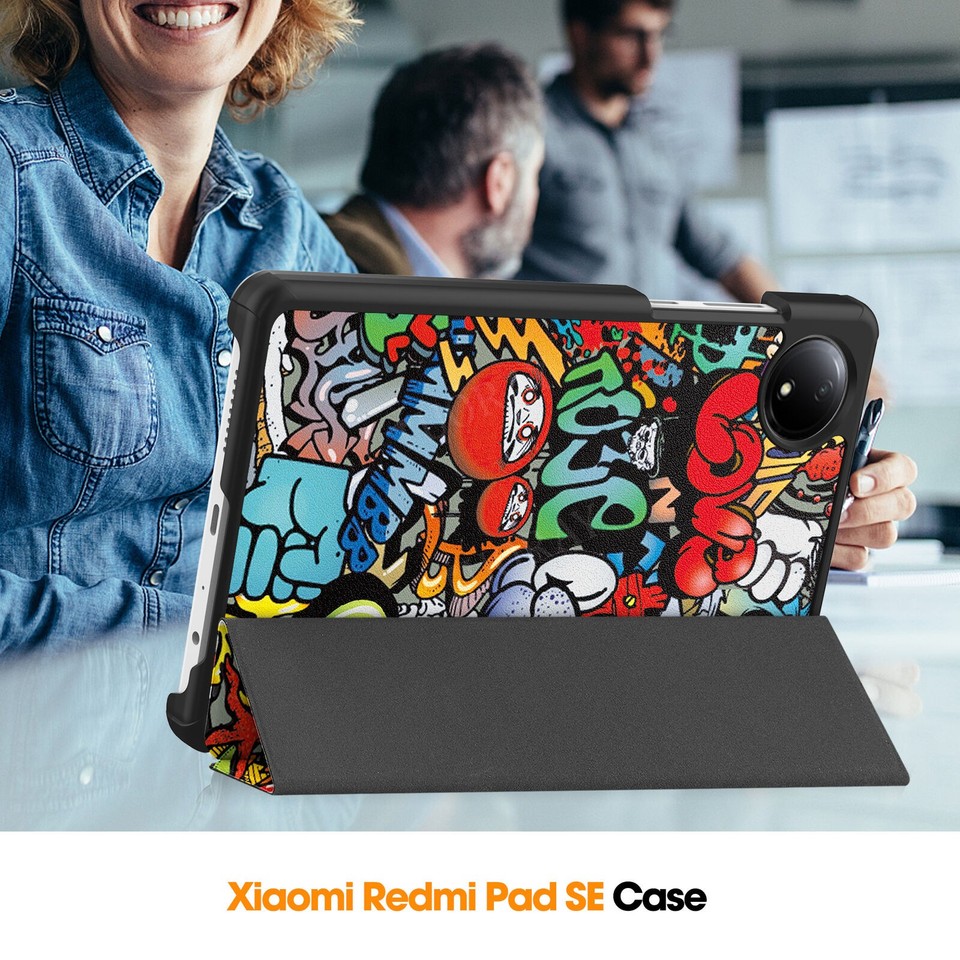 NEW For Xiaomi Redmi Pad SE 4G Case Stand Tablet Cover 8.7" Inch Smart ...