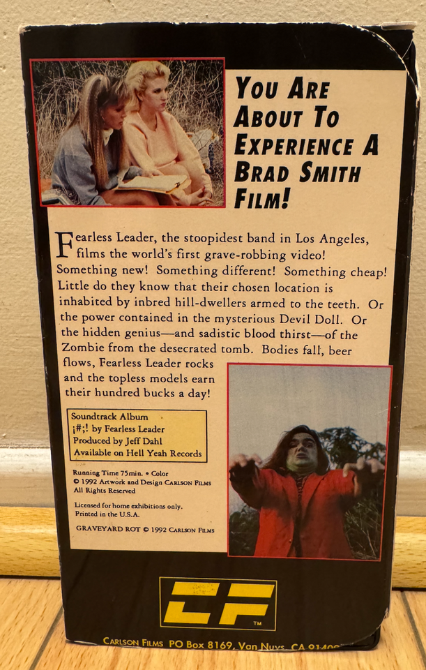 **RARE SOV VHS** | Graveyard Rot (1992) | Horror Rock | Comedy | Zombies | HTF | eBay