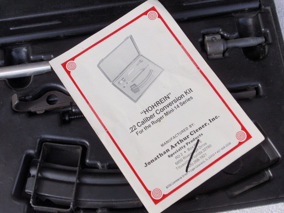 Ciener - Hohrein .22 Caliber Ruger Mini 14 Conversion Kit 10rd MAG ...