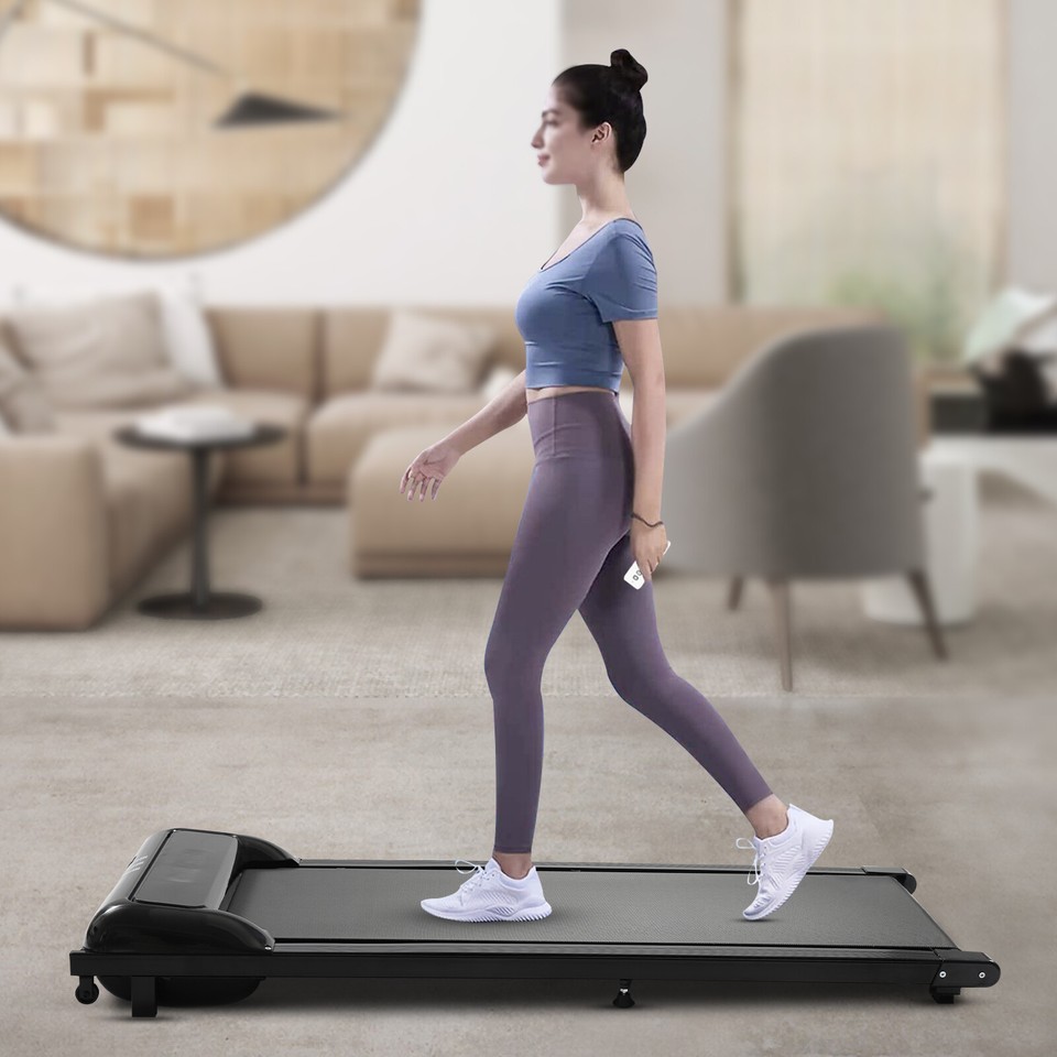 2in1 Walking Pad Under Desk Treadmill with Incline 2.5HP for Home ...