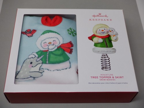 Hallmark Miniature Tree Topper & Skirt Snow Buddies New GM6265 | eBay