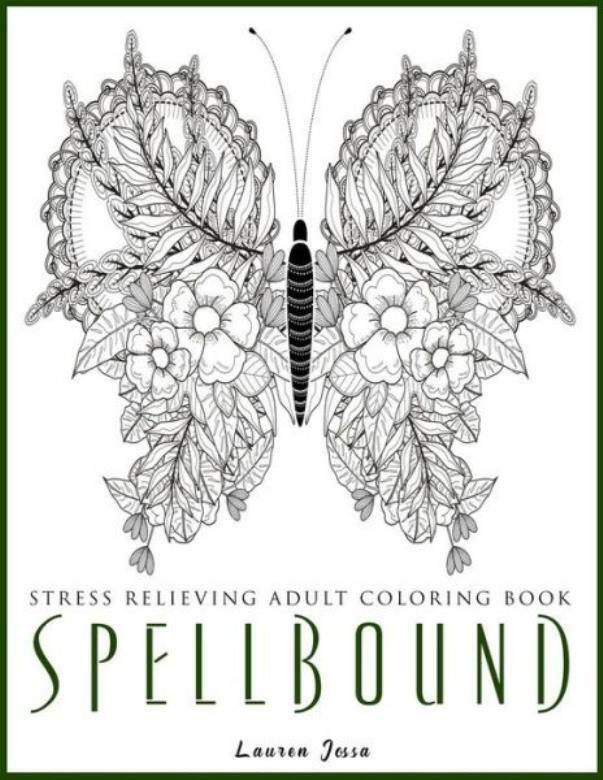 Spellbound - Stress Relieving Adult Coloring Book 9781517778965| eBay