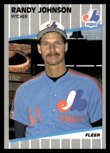 1989 Fleer Randy Johnson #381 Montreal Expos Baseball Card | eBay
