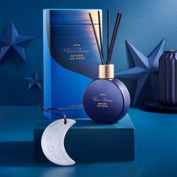 Avon Far Away Beyond The Moon Home Fragrance Diffuser Set- BRAND NEW ...