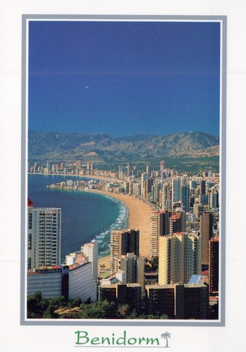 SPAIN POSTCARD Benidorm Costa Blanca Alicante Valencia España ...