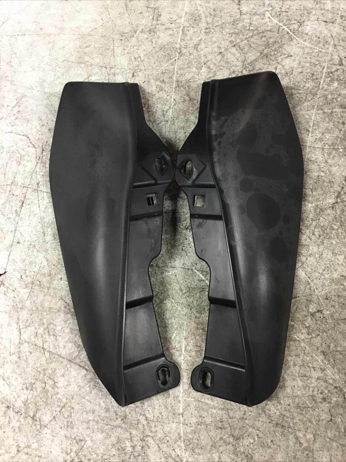 MID FRAME HEAT DEFLECTORS HARLEY FLH & FLT HEAT SHIELDS TOURING MODELS ...