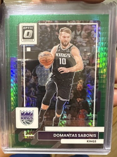 2022-23 Optique Domantis Sabonis Hyper Green Prizm #117 - Sacramento ...