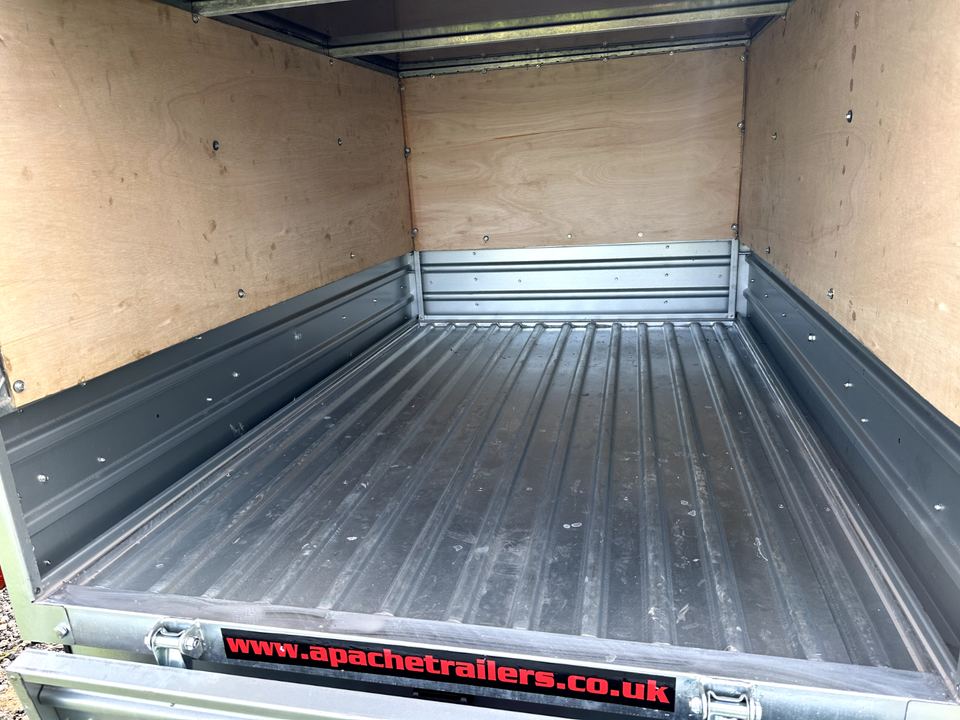 Brand New Apache 8X4 Box Trailer Mini Cube 84 UK Manufactured BOX ...