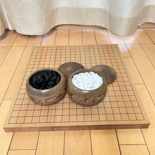 Rare Vintage Japanese Go-Board IGO Game W/goishi | eBay
