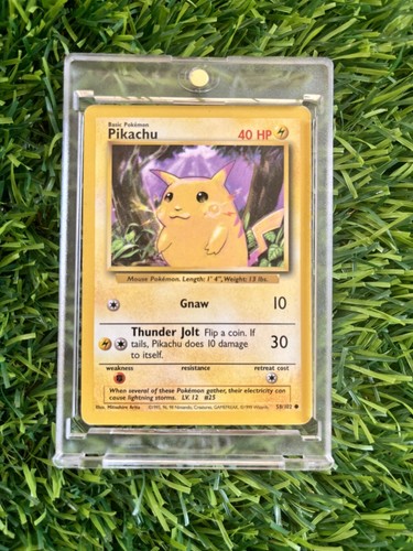 1999 Pikachu Pokémon Card - YELLOW CHEEKS Variant | eBay