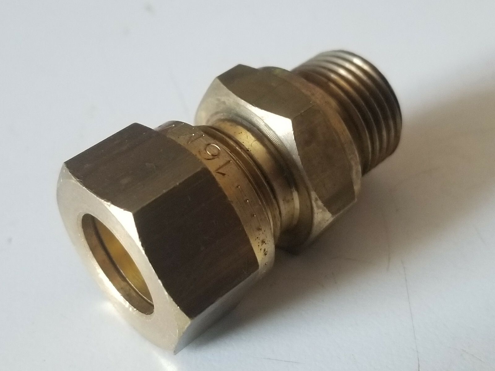 New Wade Metric Brass Male Stud Coupling 16mm Tube Fitting, 1/2" BSP ...