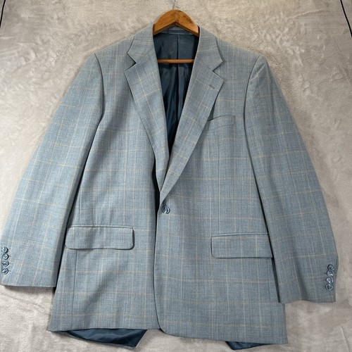 Loro Piana Mens Tasmanian Super 120s Blazer Gray Plaid 42R | eBay