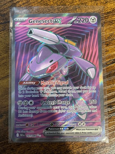 Genesect ex 161/086 - Ultra Rare Full Art Holo - Black Bolt/White Flare ...