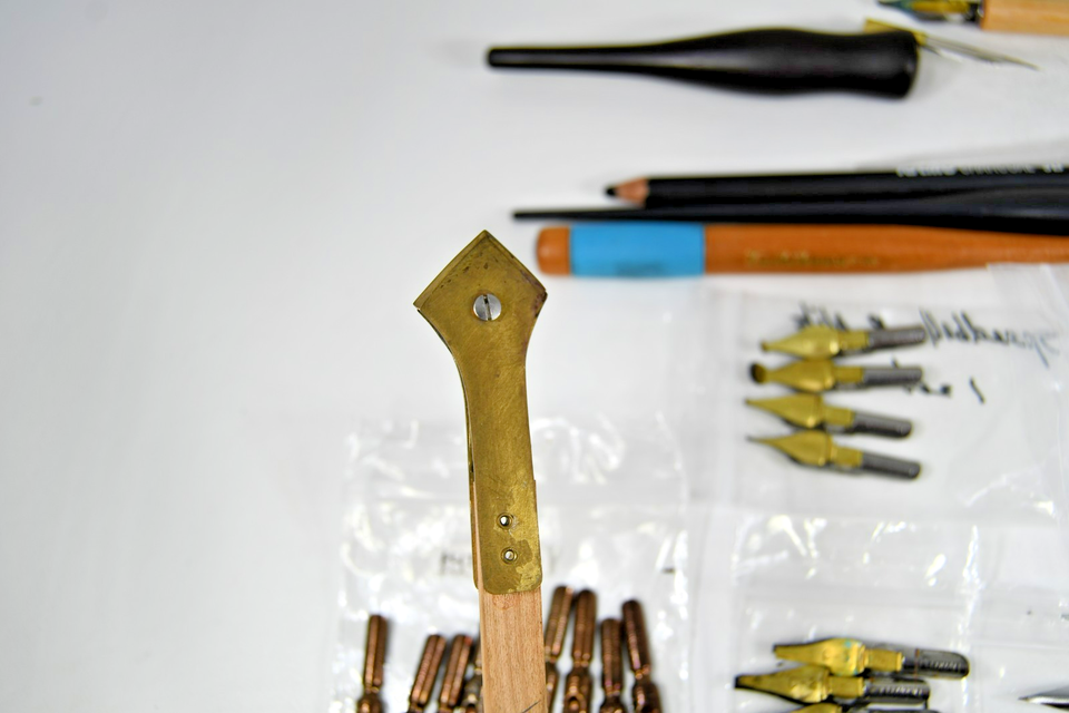 Vintage Poster Nibs Calligraphy Pens Tips Mixed Lot Ink Dip Lettering ...