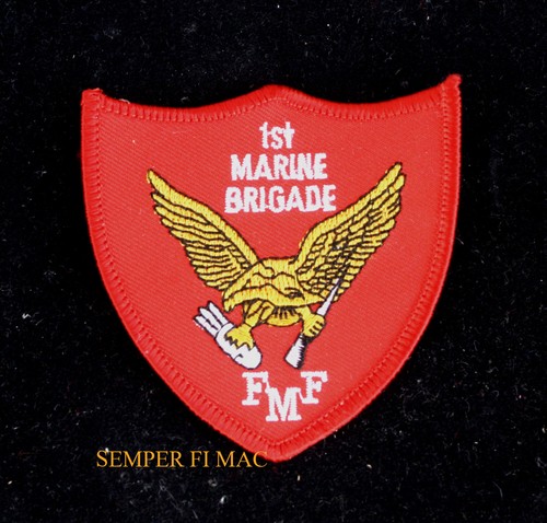 1st US MARINE BRIGADE NAVY ANGLICO HAT PATCH HAWAII RECON WING HAT PIN ...