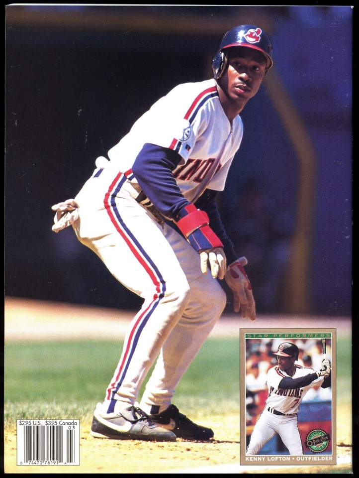 Juan Gonzalez Kenny Lofton March 1994 Beckett Baseball Monthly Magazine ...