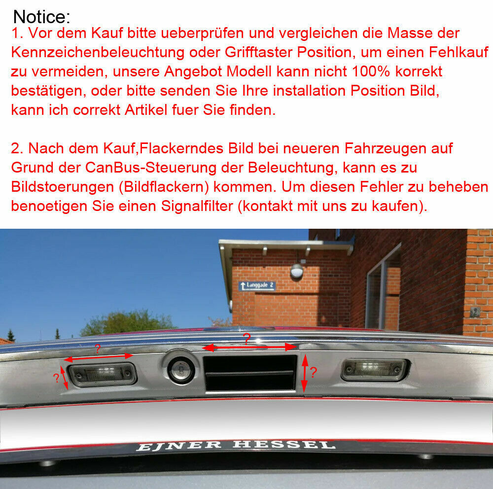 Rückfahrkamera für BMW Mini Cooper S hardtop R56 2011 Coupe R58 Kombi ...