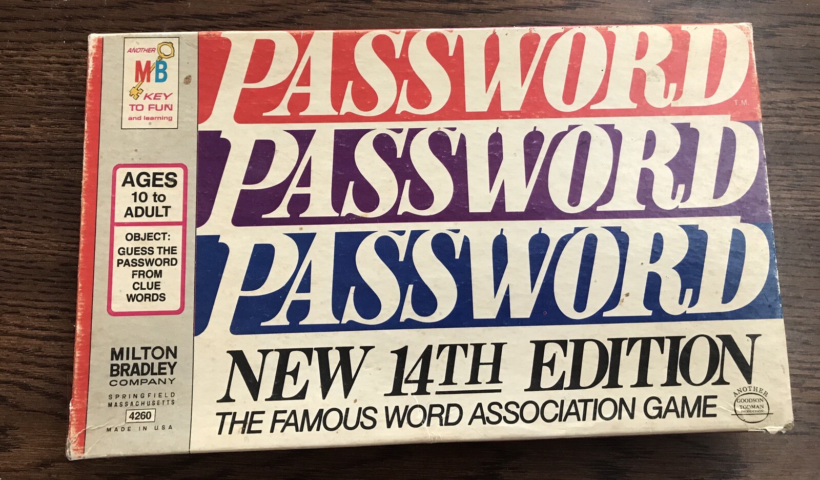 Vintage 1973 Password 14th Edition Game from Milton Bradley 4260 | eBay