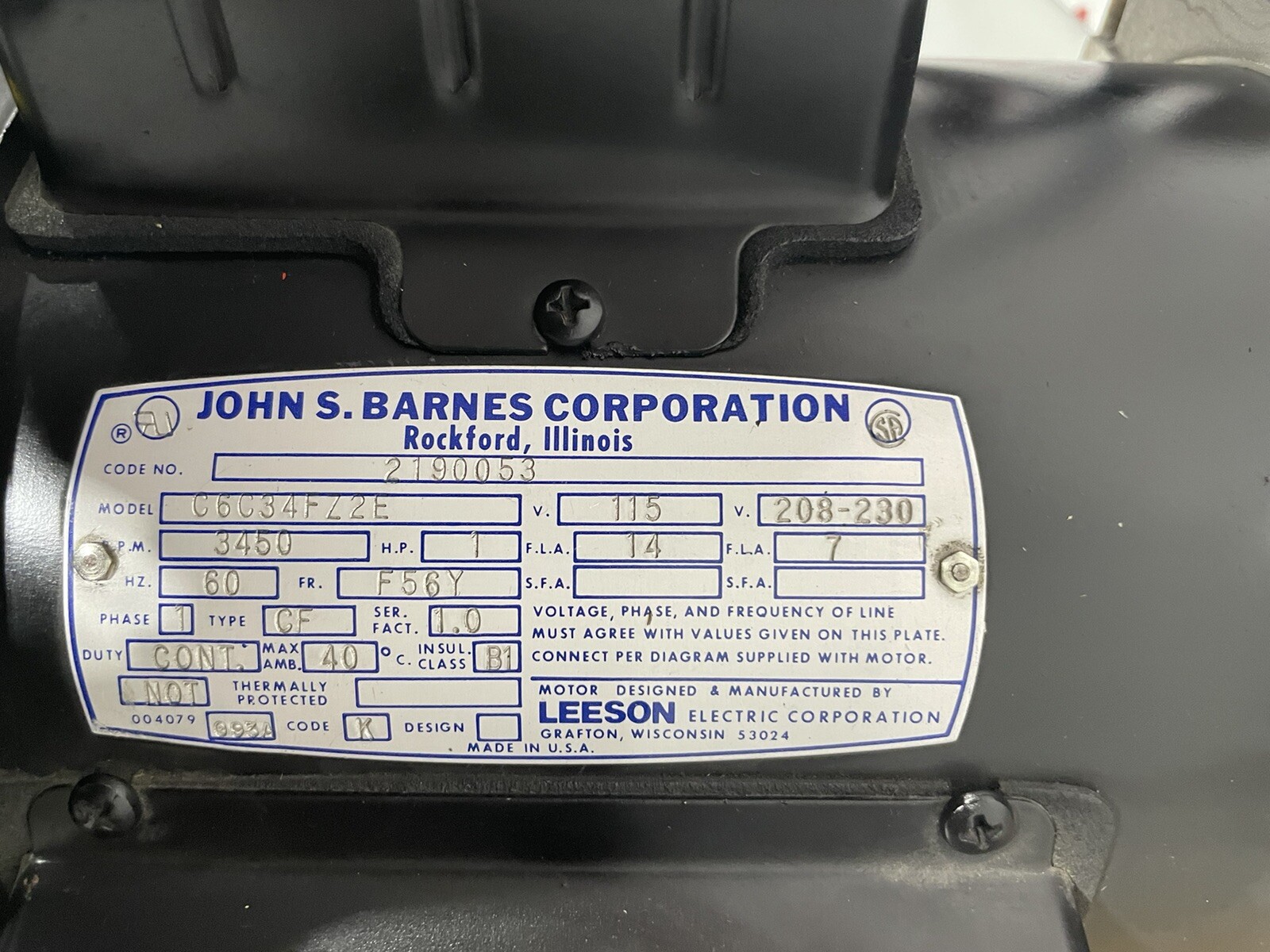 Eaton Synflex Coupling Swaging Machine Aeroquip Mark Swager Parker ...