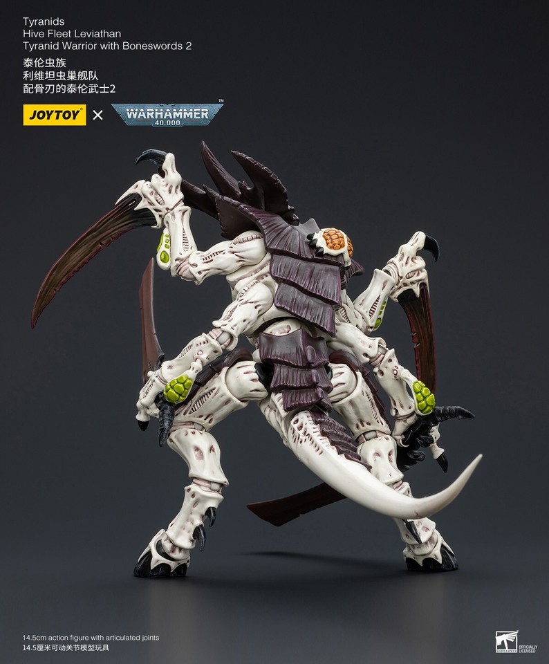 Warhammer 40k Joytoy Tyranid Warrior with bone swords (version 2) 1 18 ...