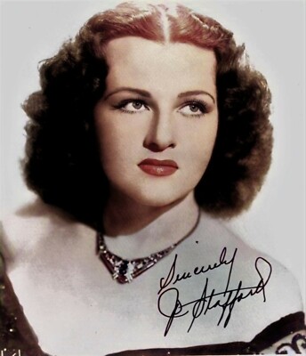 Rare COLOR Still JOE STAFFORD SIGNED | eBay