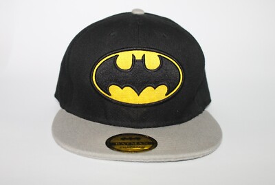 Batman Snapback Cap gesticktes Logo schwarz grau Mütze | eBay.de