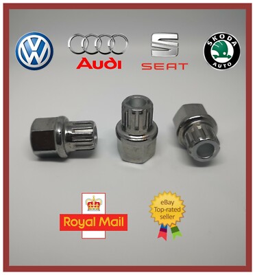 New Audi Volkswagen VW Seat Skoda Locking Wheel Nut Key 54 / 9pt Spline ...