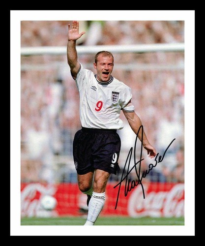 Alan Shearer - England Autographed Signed & Framed Photo | eBay
