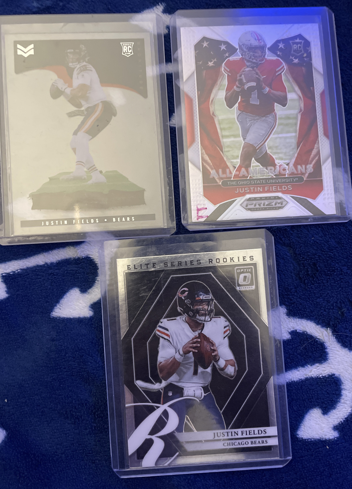 2021 Panini Justin Fields Rookie 3 Card Lot | eBay