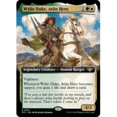 Wylie Duke, Atiin Hero (extended Art) X4 M/NM MTG Outlaws Of Thunder ...