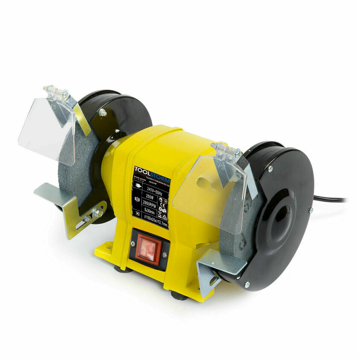 Bench grinder 6" 150mm Metal Polishing Kit Tapered Spindle Buffing ...