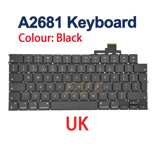 New A2681 Keyboard UK Layout For MacBook Air M2 13.6" Retina 2022 Year ...