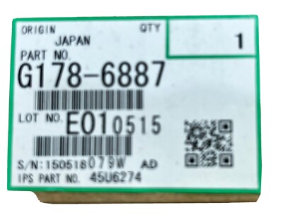 Genuine Ricoh G178-6887 Coating Bar Brush Roller NEW | eBay