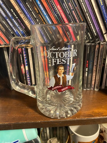 Samuel Adams *Octoberfest *glass *beer *mug *stein *NEW *tankard *bar ...