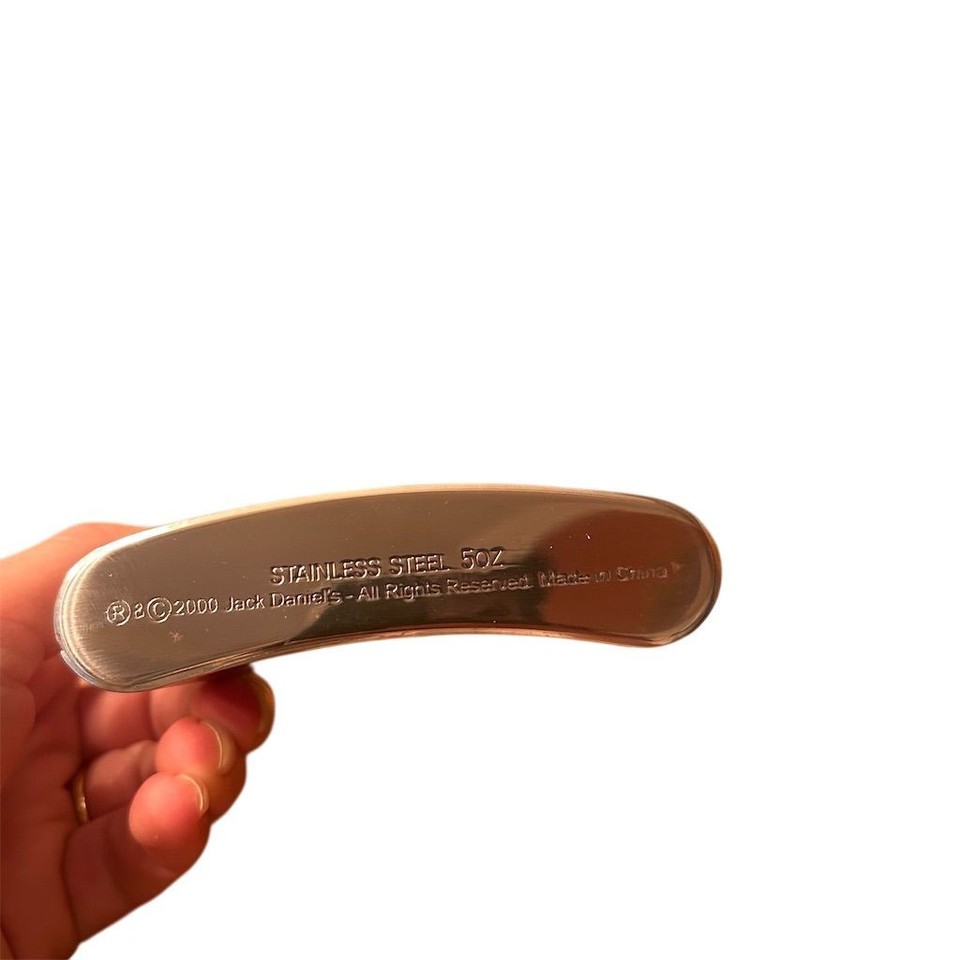 Jack Daniel's Old No. 7 Metal Hip Flask 5 oz Stainless Steel | eBay