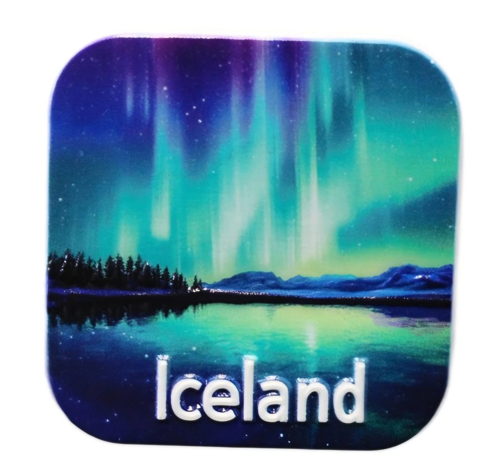 3D -ICELAND REYKJAVIK Fridge Magnet City Souvenir Travel Memory Gift ...