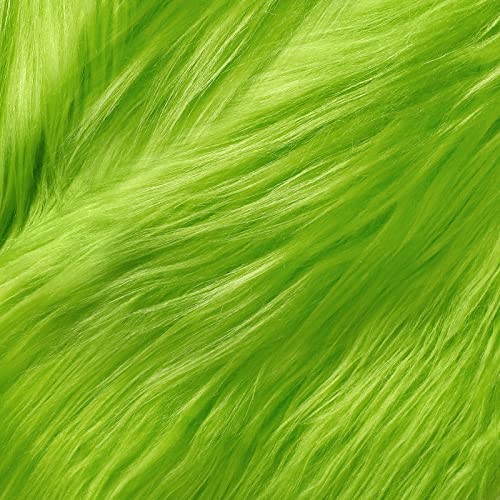 Faux Fur Fabric Christmas Fluffy Fuzzy Craft Fake Fur Cuts 10 x 20 Inch ...