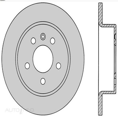 2X PROTEX Disc Brake Rotors - Rear For FORD FALCON EA 4D Sdn RWD ...