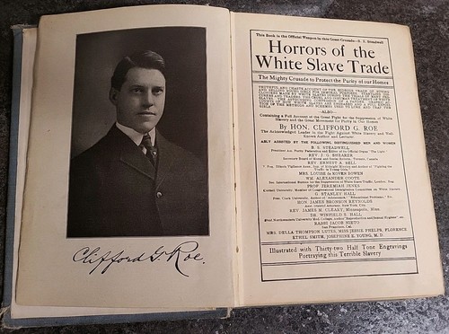 The Great War On White Slavery 1911 By Clifford Roe ORIGINAL HARDCOVER ...