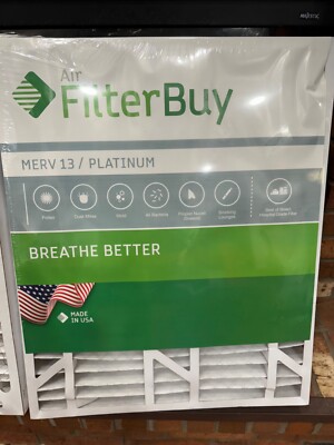 2-pack Air Filter Buy MERV 13 Platinum SM-W#M13 Filter 20 X 25 X 6 Made ...