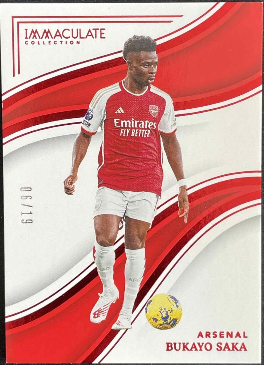 2023-24 Panini Immaculate Collection - Bukayo Saka #118 Ruby /19 for sale online | eBay