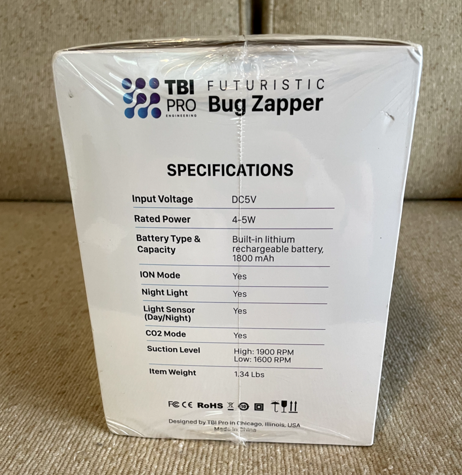 TBI Pro Futuristic Bug Zapper - New in Box | eBay