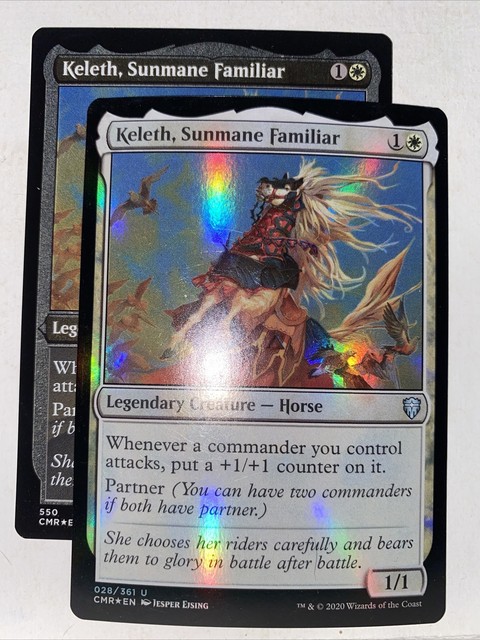 MTG Keleth, Sunmane Familiar Commander Legends 550 Foil Uncommon for ...
