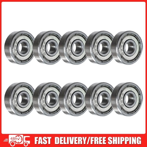 10pcs 5x16x5mm Ball Bearing Deep Groove 625ZZ Carbon Steel Bearings for ...